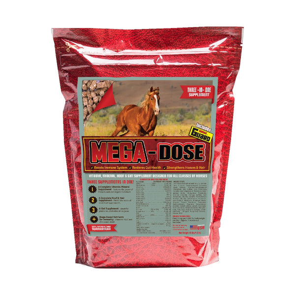Mega Dose is a powerful combination of Hoof Care with Horse Guard ...